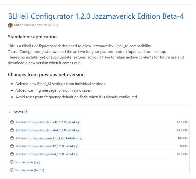 【図解で簡単！】無料のESCファームウェア BLHeli_M を使用する方法【RPMフィルターを使うなら必要です】