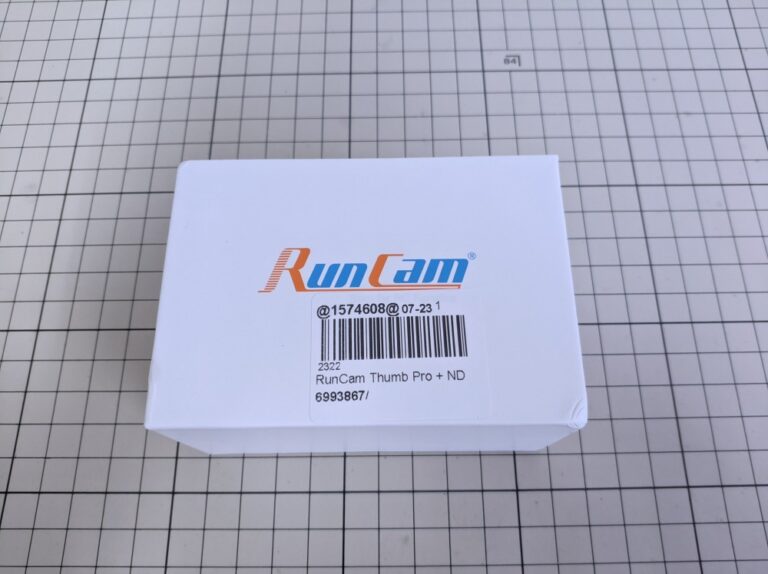 レビュー：RunCam Thumb Pro 4K カメラ